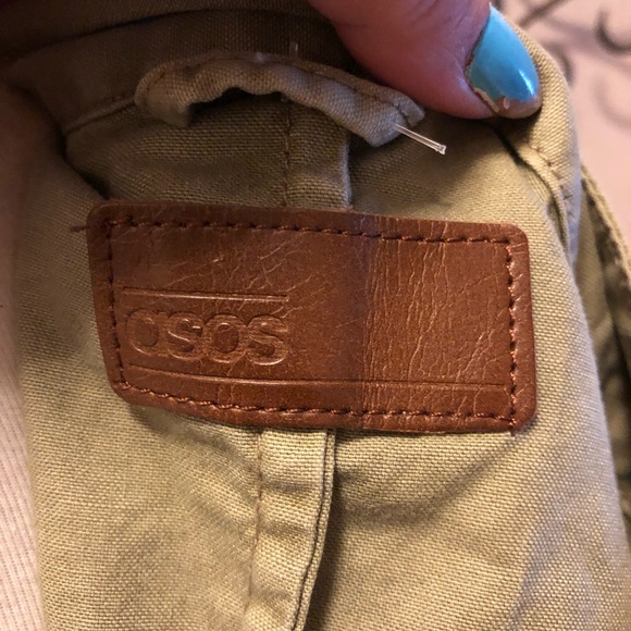 ASOS | Jackets & Coats | Asos Army Green Utility Jacket | Poshmark